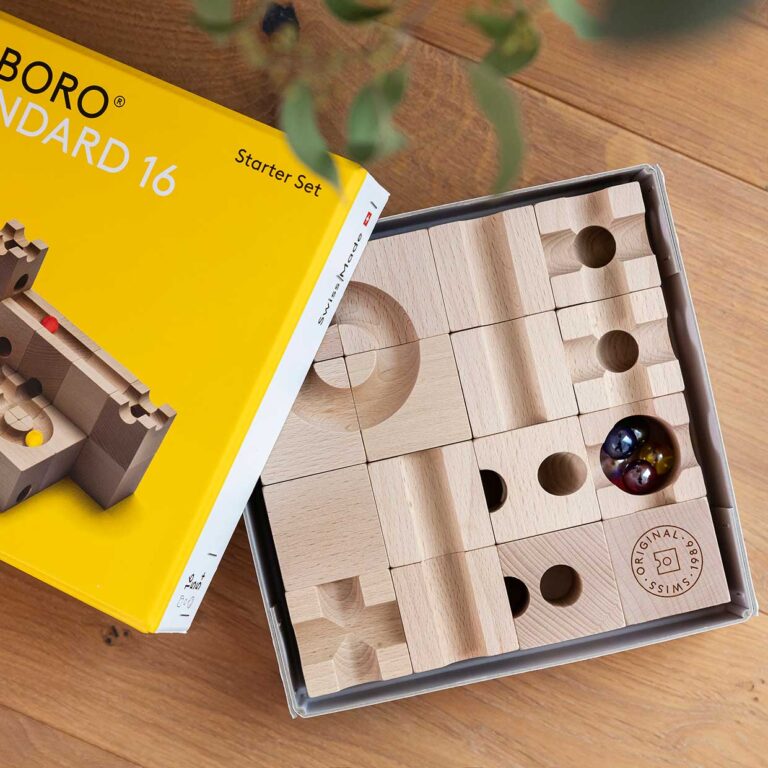 Cuboro: wooden marble runs from Switzerland discover now