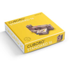 Cuboro Standard 16: wooden marble run discover here