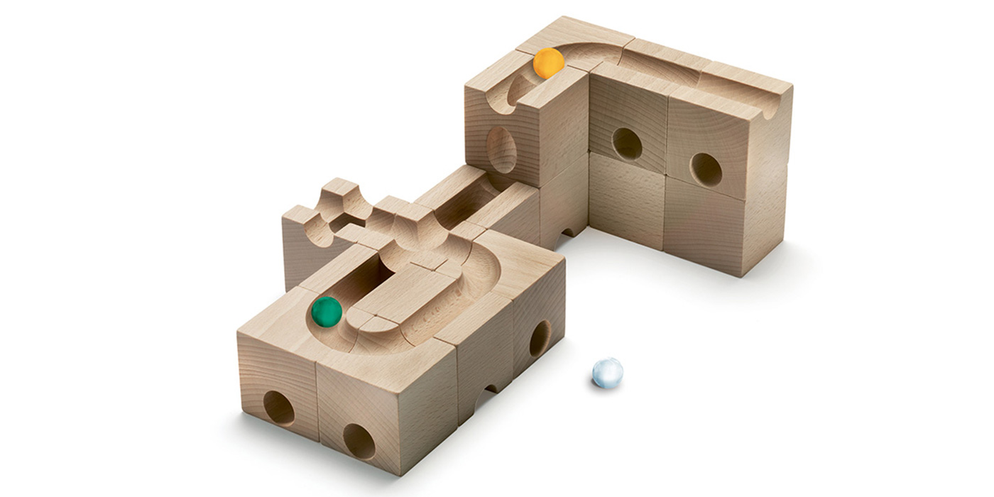 Cuboro: wooden marble runs from Switzerland discover now
