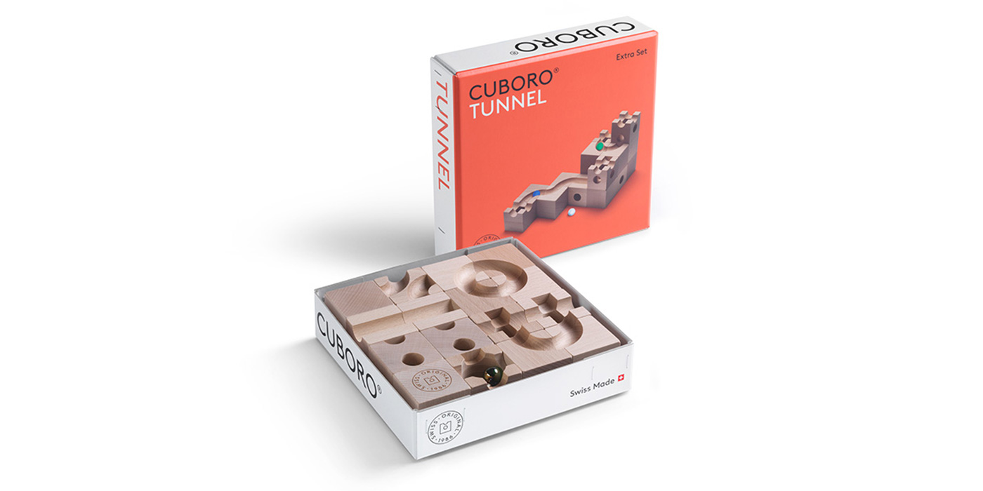 Cuboro: wooden marble runs from Switzerland discover now