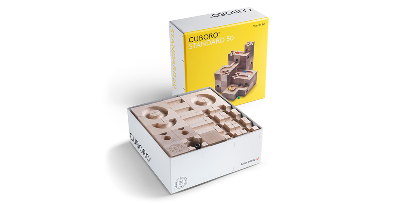 Cuboro: wooden marble runs from Switzerland discover now
