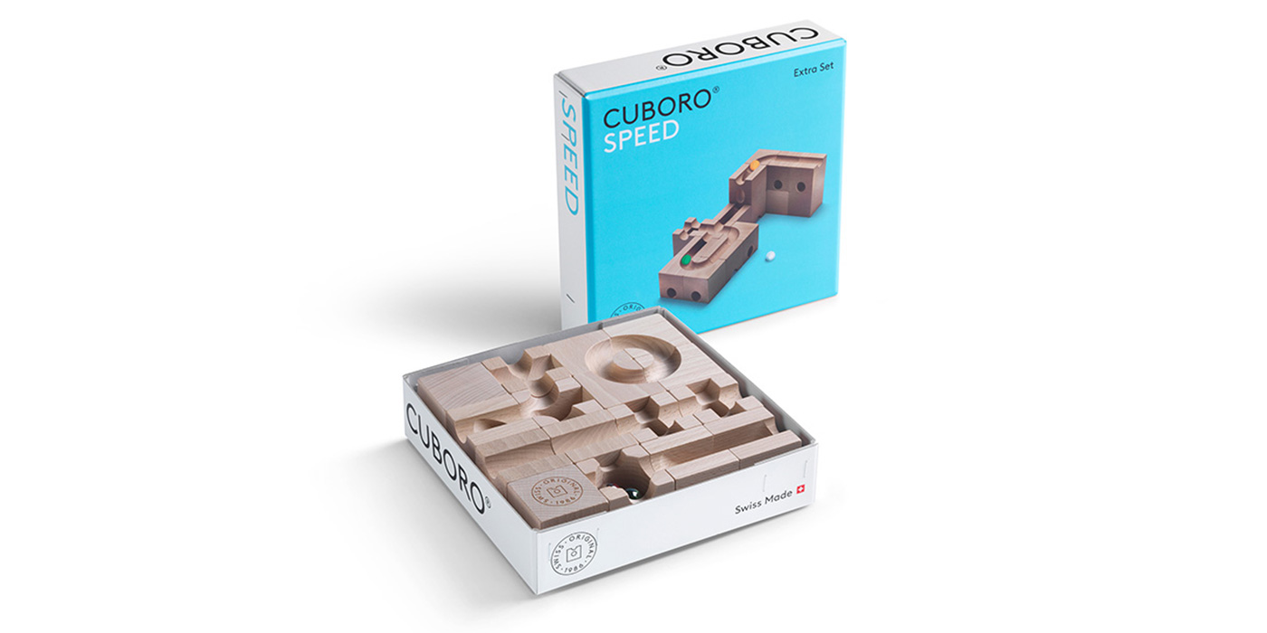 Cuboro: wooden marble runs from Switzerland discover now