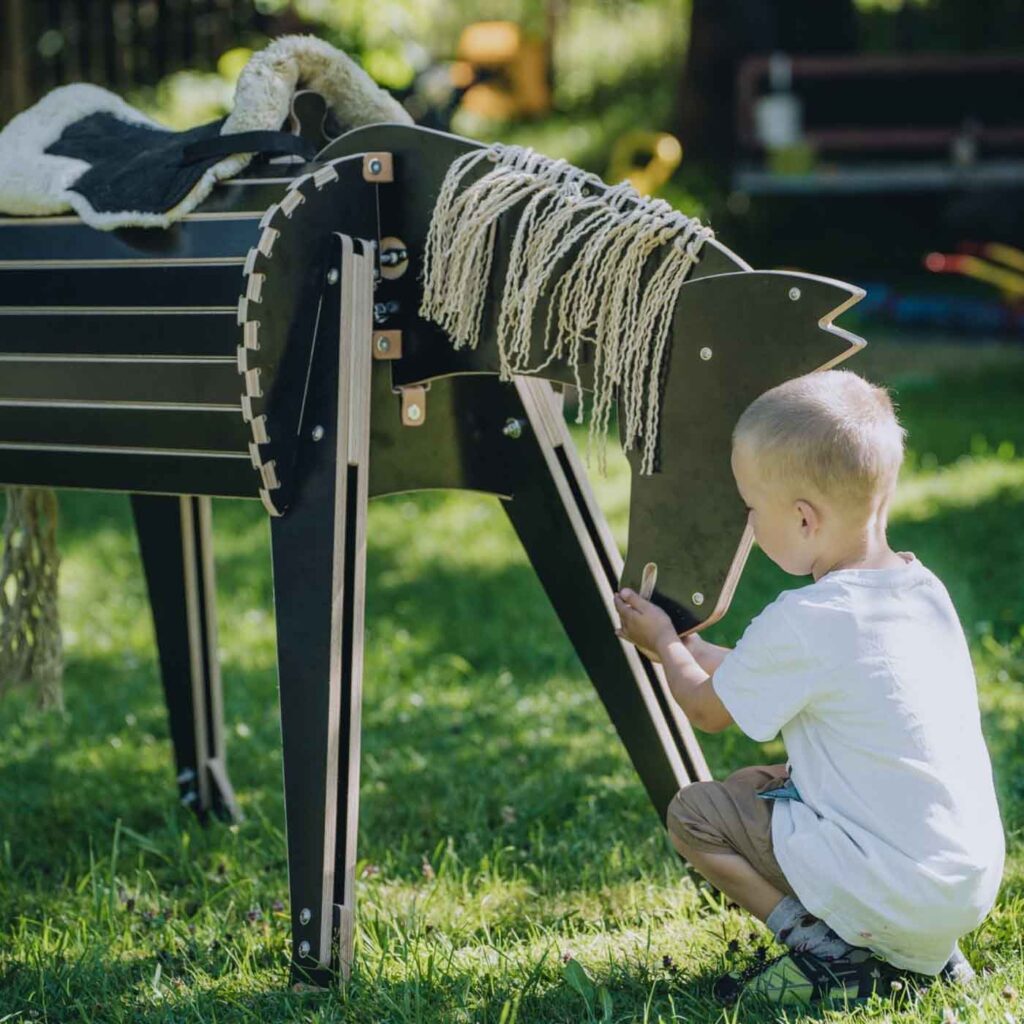 ferdi by kitito: wooden riding horse for outdoors discover now