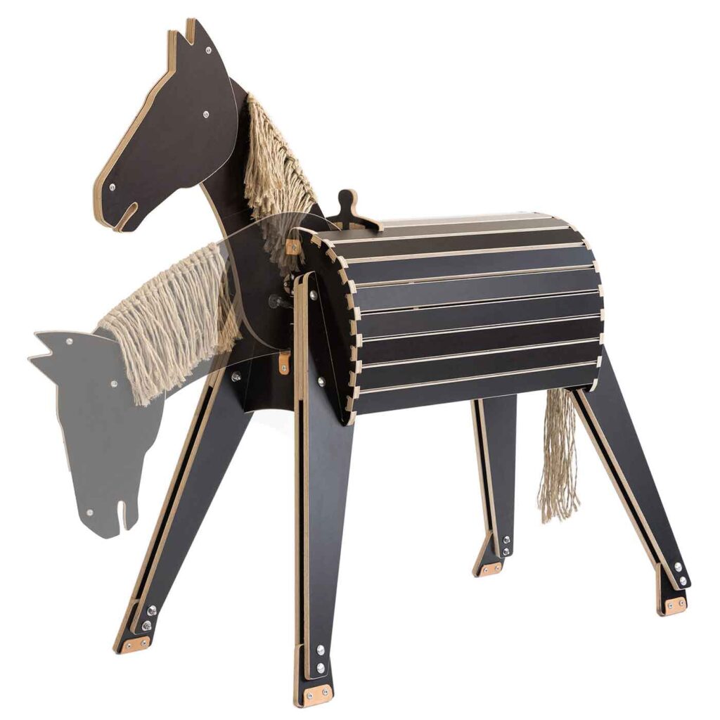 ferdi by kitito: wooden riding horse for outdoors discover now